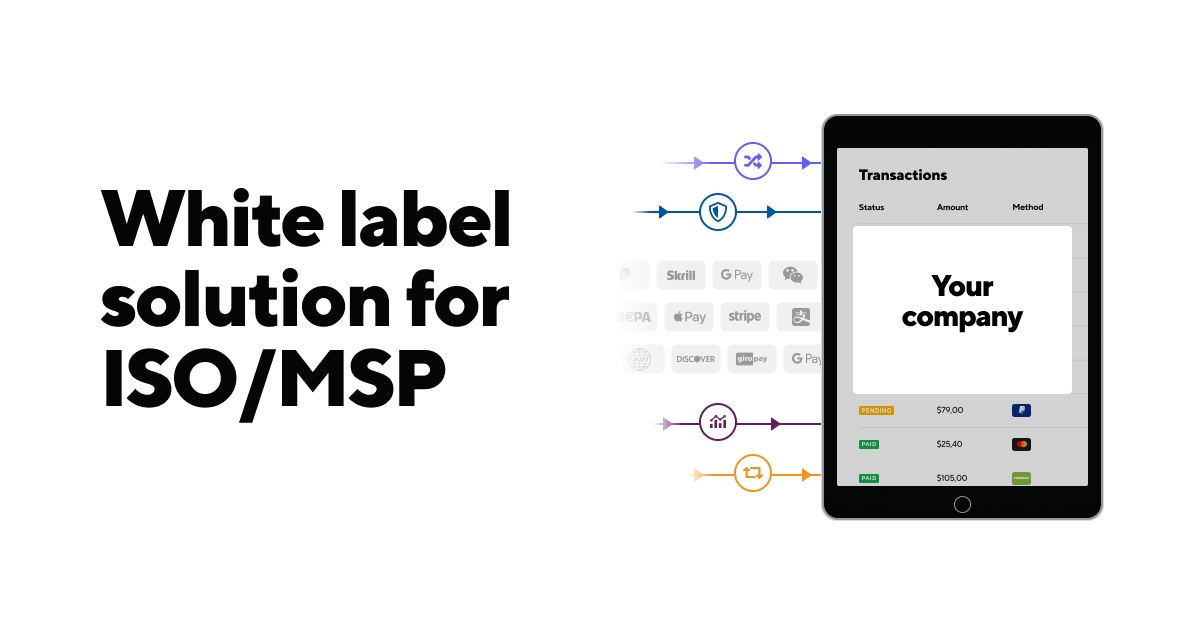 White Label for ISO/MSP | Create Your Own Payment Gateway • Corefy
